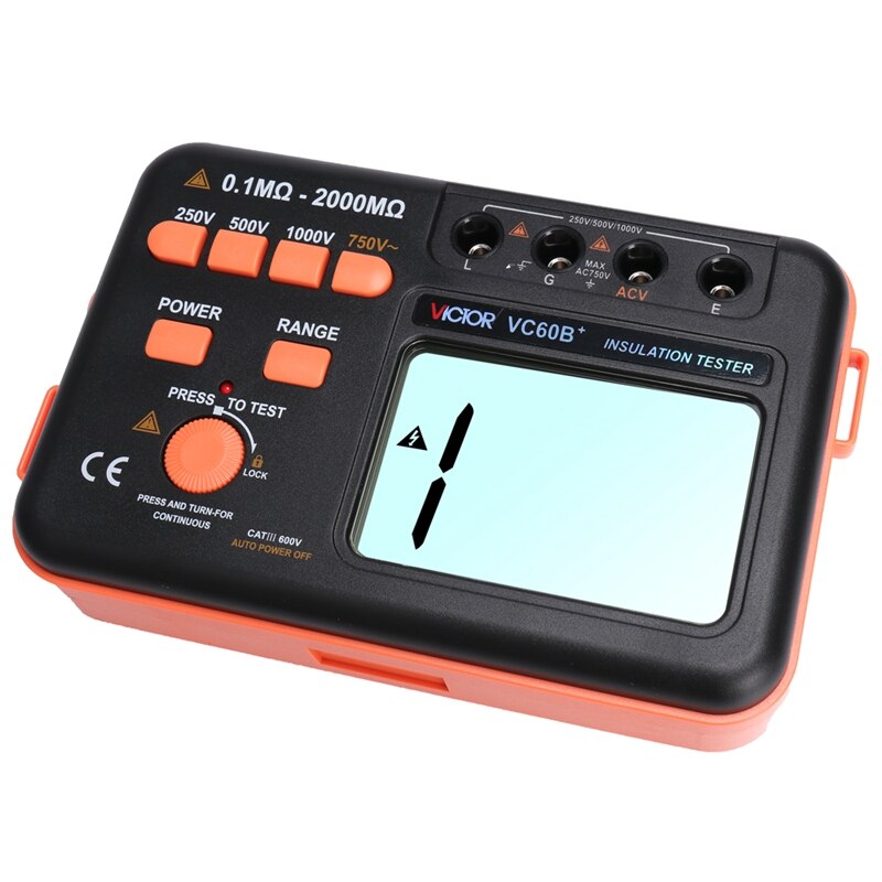 Victor VC60B+ Digital Insulation Resistance Tester... – Grandado