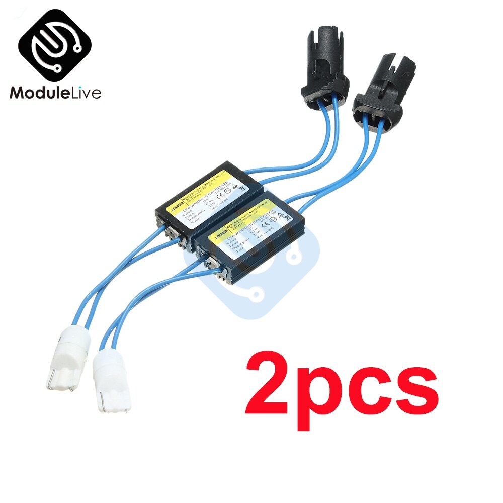 12V Led Waarschuwing Canceller Decoder 501 T10 W5W... – Vicedeal