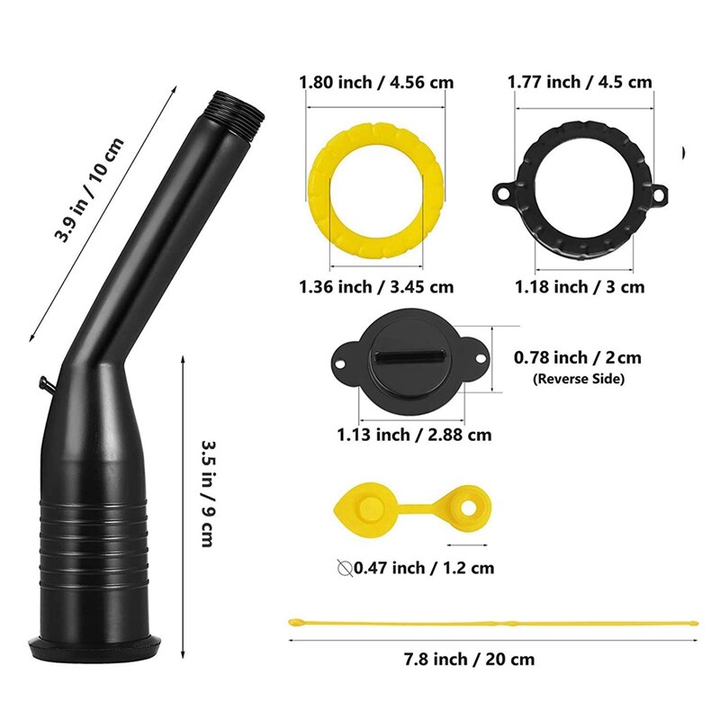 Rigid Can Spout Replacement Nozzle Vent Kit With F... – Vicedeal