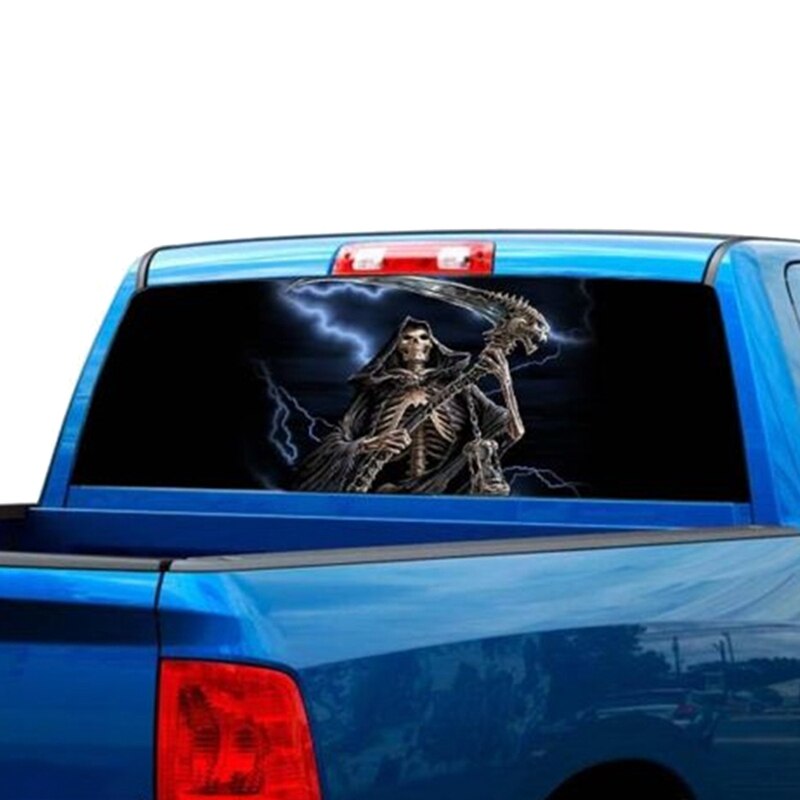 Grim Reaper for Truck Jeep Suv Pickup 3D Rear Wind... – Grandado