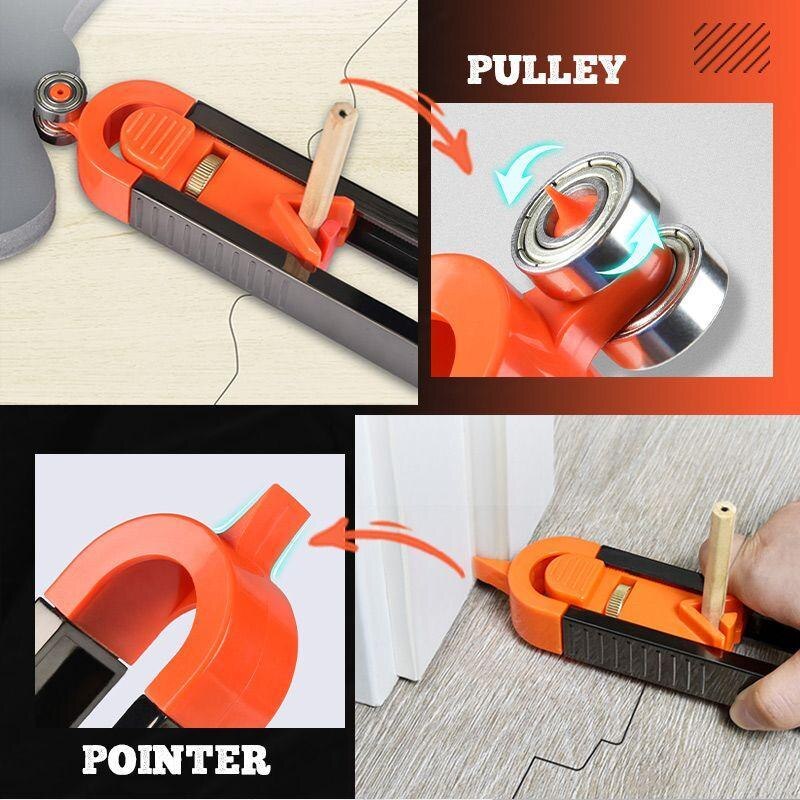 Locking Precision Profiler Ruler Adjustable Contou... – Grandado