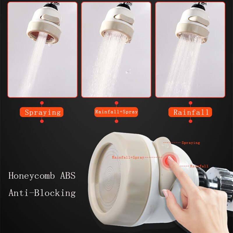 Pressurized 3 Modes Water Saving Faucet Aerators W... – Vicedeal