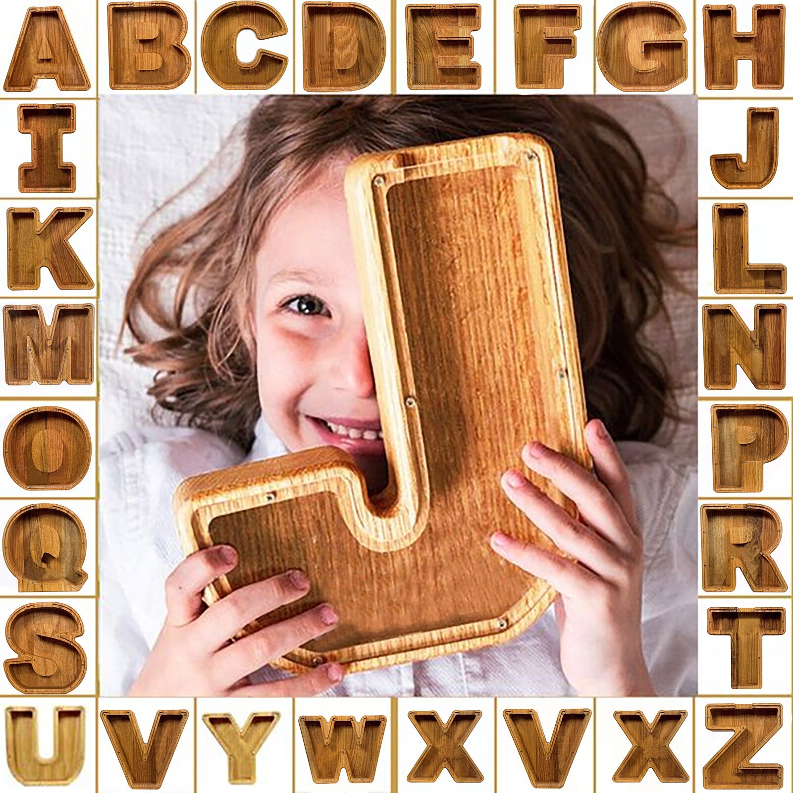 1pcs Twenty-six English Alphabet Piggy Bank Saving... – Vicedeal