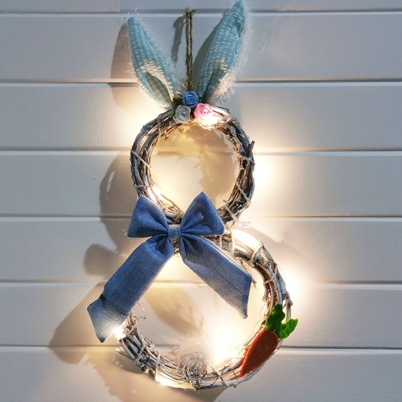 Rattan ring easter wreath rattan ring craft hangin... – Grandado