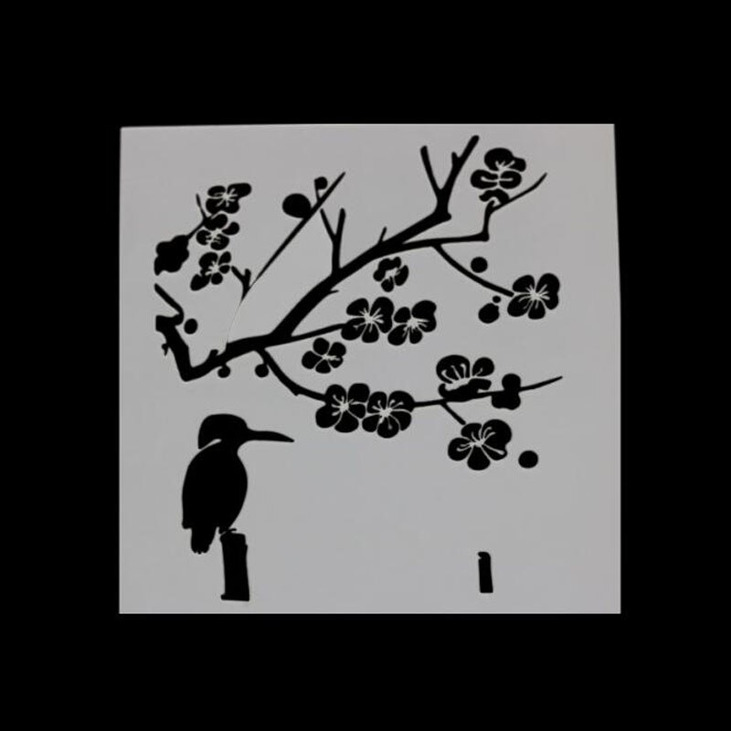 Thrush Bird Stencils DIY Wall Painting Scrapbookin... – Vicedeal