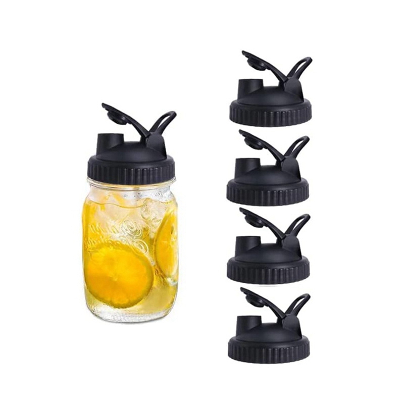 5 Pack Mason Jar Flip Cap Lid, Durable, Airtight, ... – Vicedeal