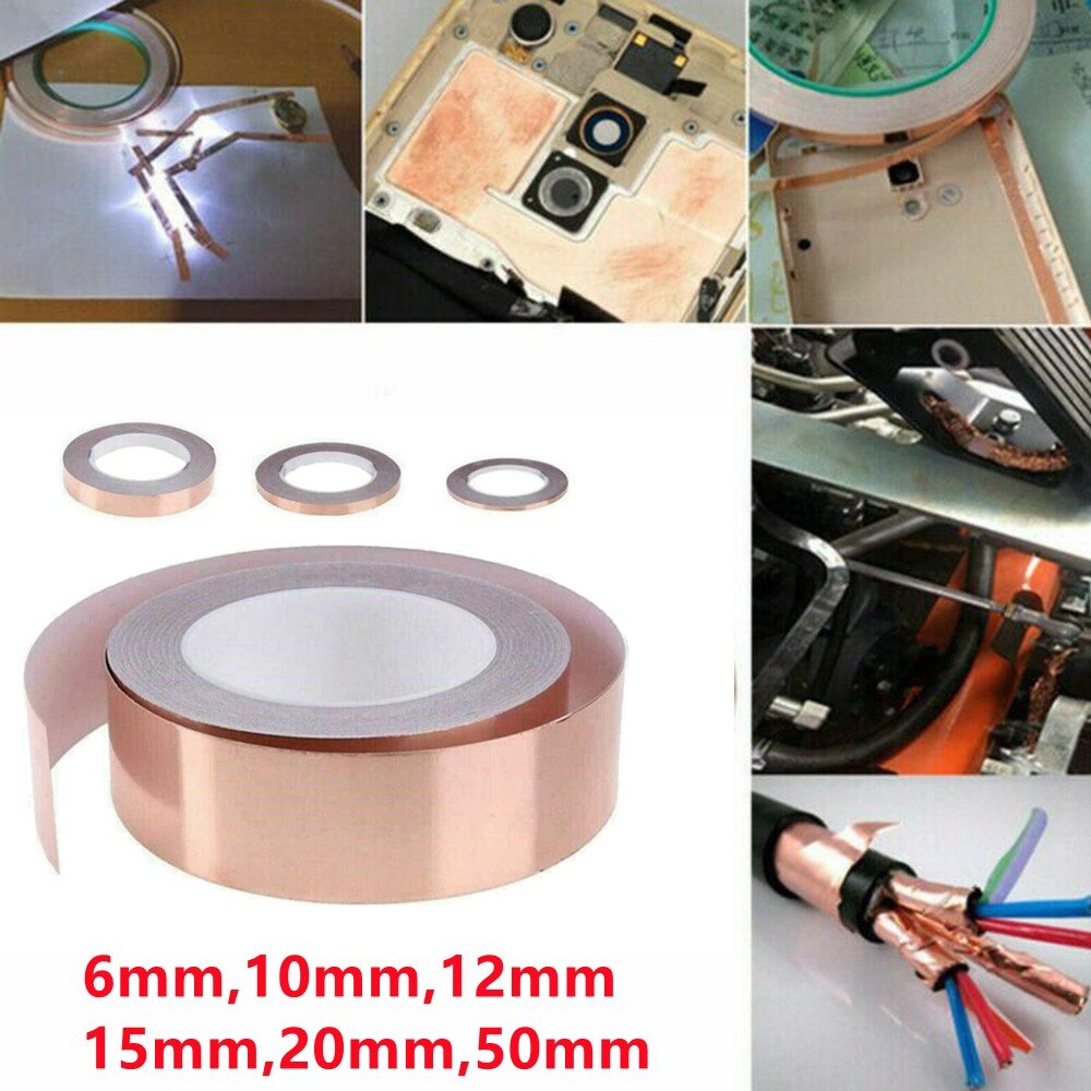 10m Guitar Pickup Copper Foil Shielding Tape Condu... – Grandado