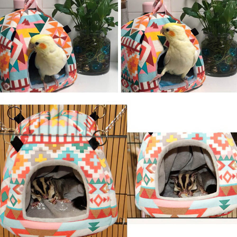 Bird Nest Winter Warm Hamster Squirrel Hut Parrot ... – Grandado
