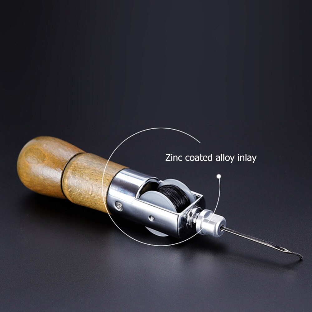 Wooden Handle Sewing Awl DIY Carft Stitch Needle S... – Vicedeal