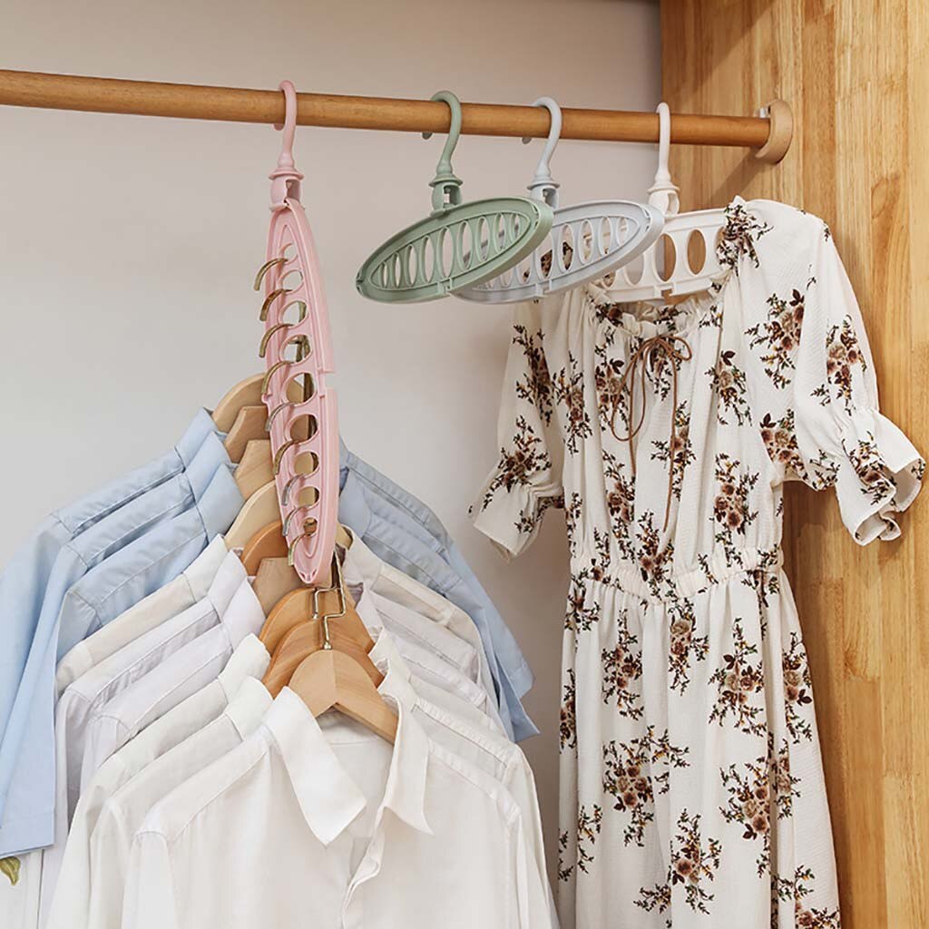 Plastic Kleerhanger 9 Gaten Handdoek Haak Closet O... – Grandado