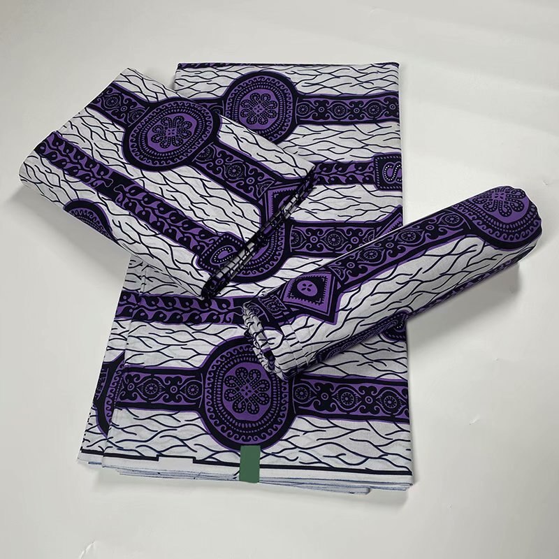 real java wax cotton fabric blue bird color patter... – Grandado