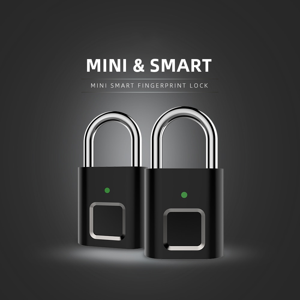 ZILNK USB Rechargeable Smart Fingerprint Lock Secu... – Grandado
