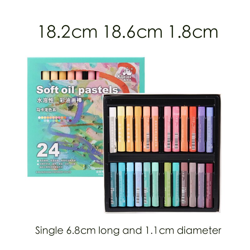 24 Colors Macaron Color Series Gorle Artist Soft O... – Vicedeal