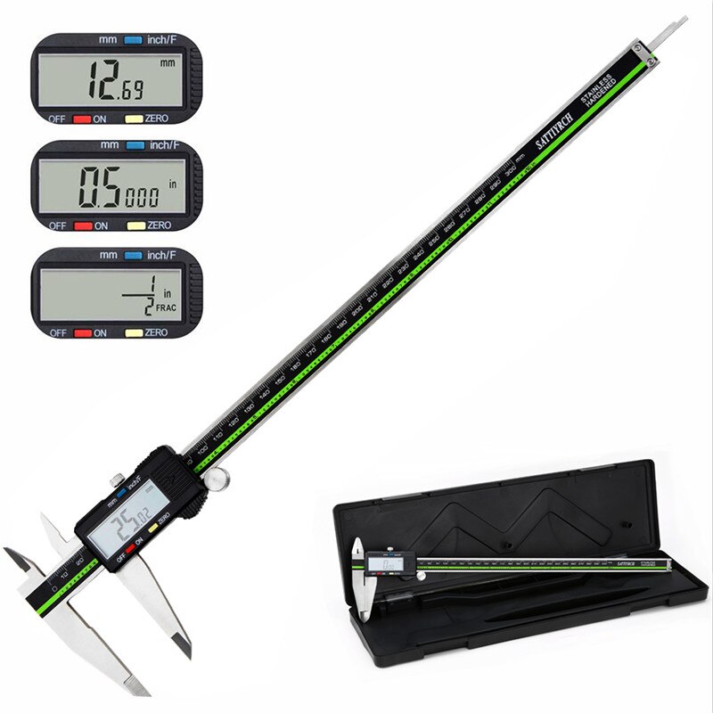 Digital Caliper Stainless Steel LCD Screen 6in 150... – Grandado