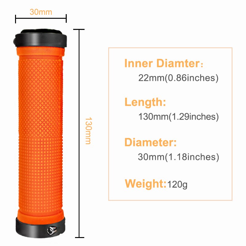 1 Pair Rubber And Aluminium Alloy Cycling Grips Wi... – Vicedeal