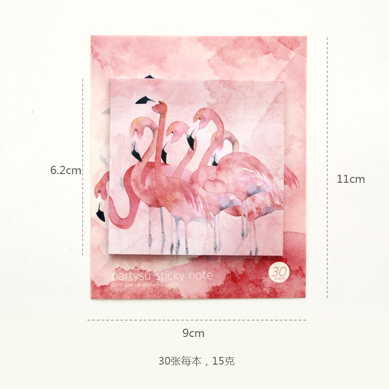 1Pcs Flamingo Sticky Note Birthday Party Favor Bru... – Vicedeal