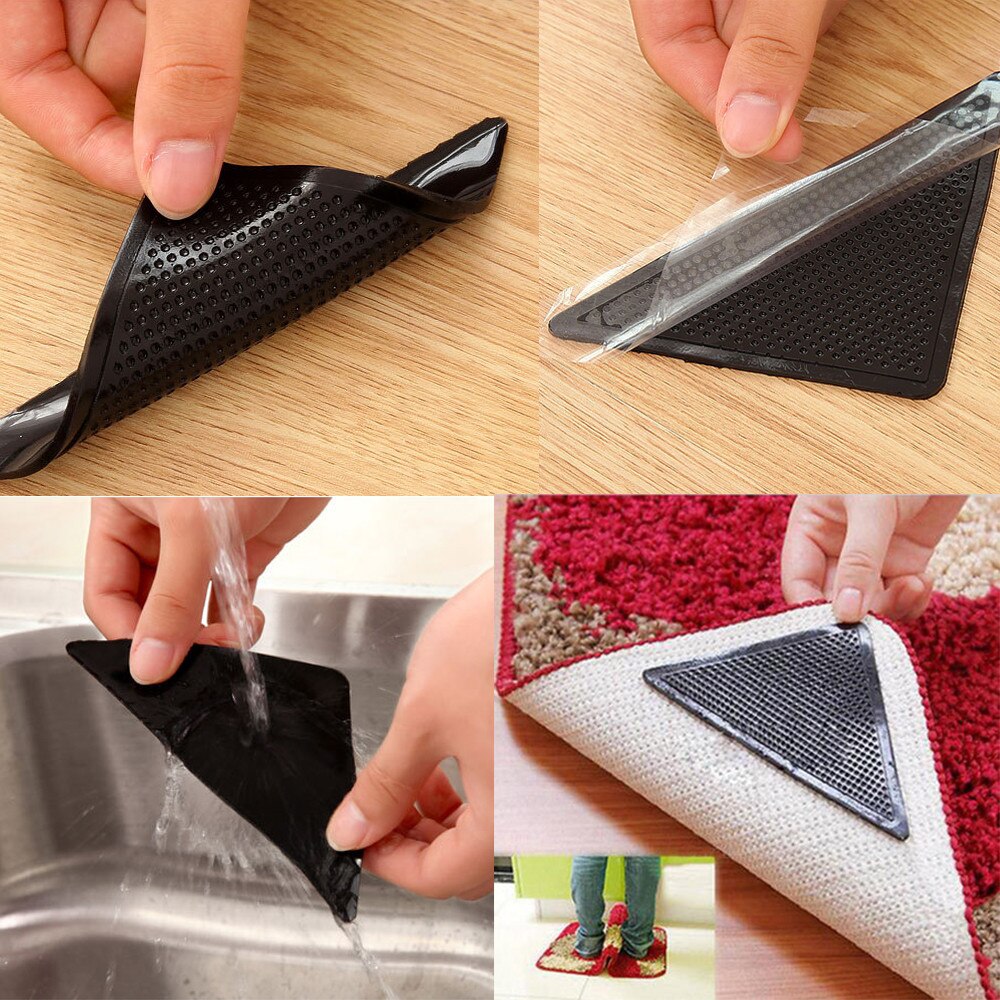 4 X Tapijt Pad Non Slip Tri Sticker Anti Slip Mat ... – Grandado