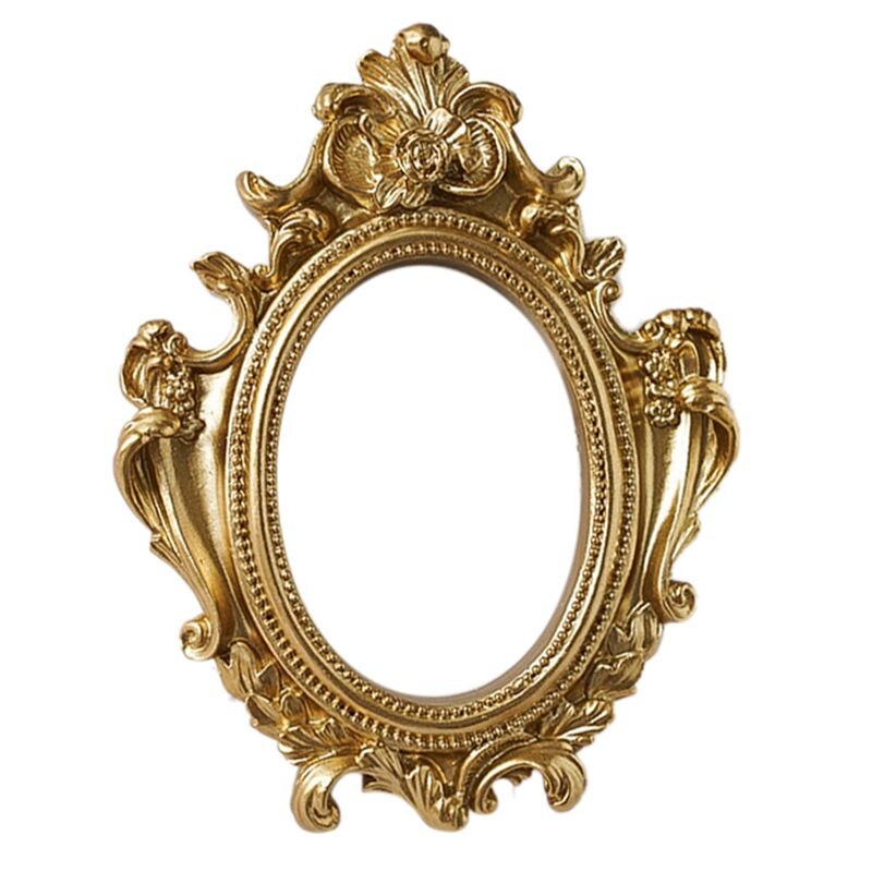 Golden Retro Photo Frame Ins Jewelry Decoration Ho... – Grandado