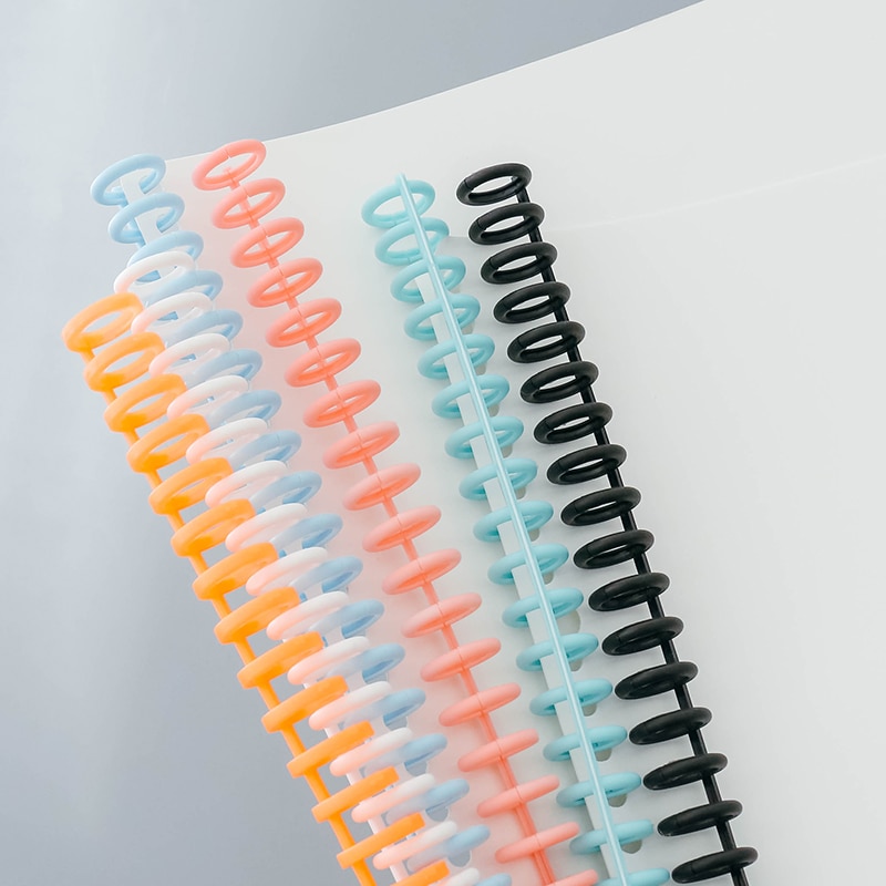 10pcs 12mm 30 26 Holes Plastic Binding Strip A4 Re... – Grandado