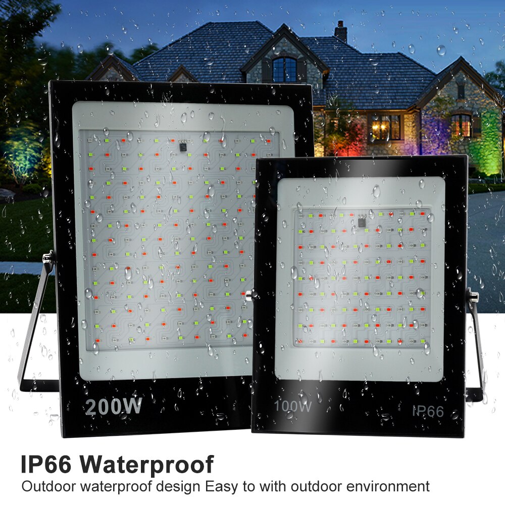 Rgb Led Schijnwerper 220V 30W 50W 100W 200W Outdoo... – Vicedeal