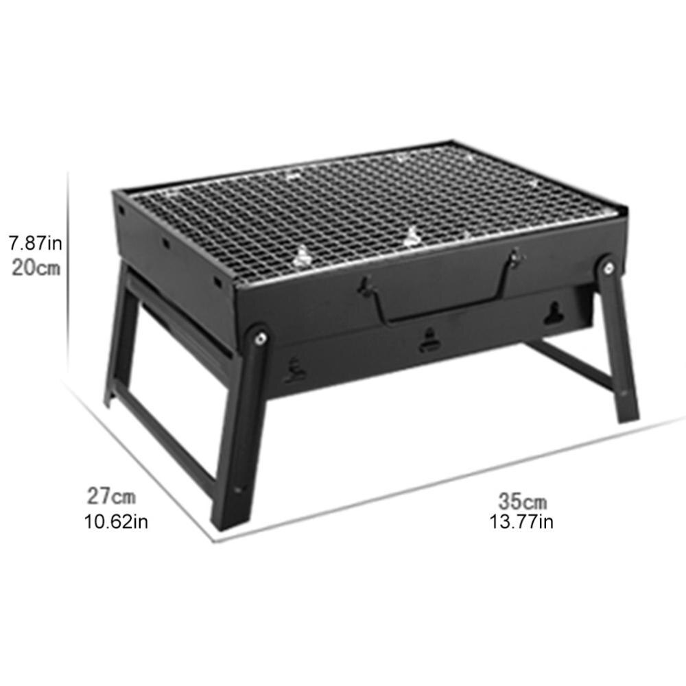 Folding BBQ Grill Portable Barbecue Charcoal Grill... – Grandado