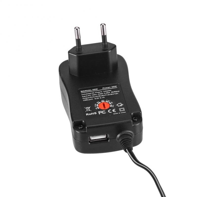 Eu/Us/Uk Ac Naar Dc Verstelbare Multi Voltage Voed... – Grandado