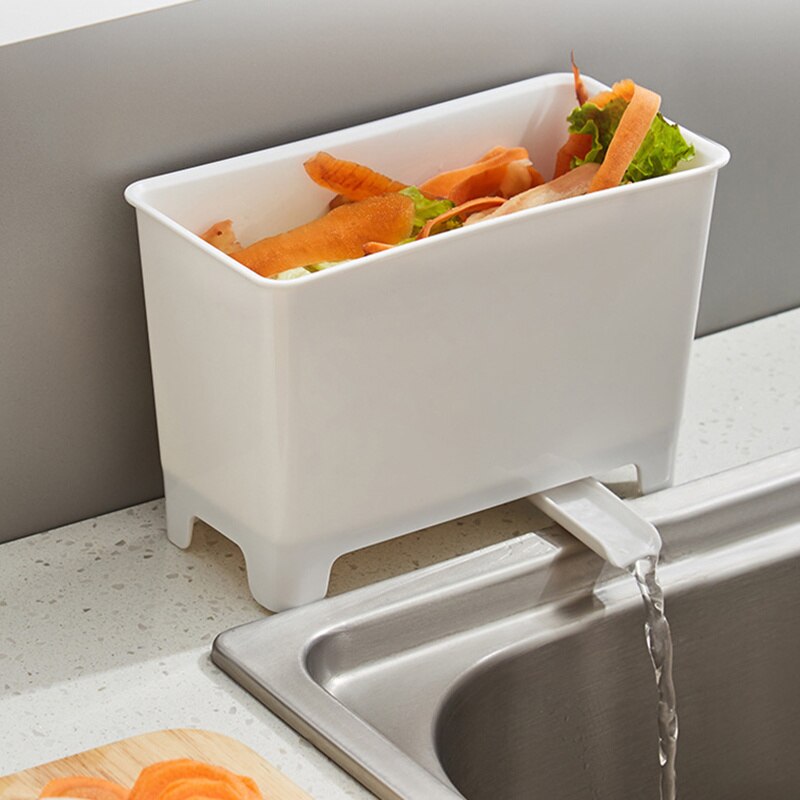 Automatic Kitchen Water Drain Trash Can Durable Pl... – Vicedeal