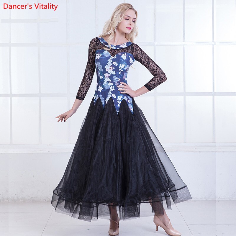 Modern Ballroom Dance Dress For Adult Women Waltz ... – Vicedeal
