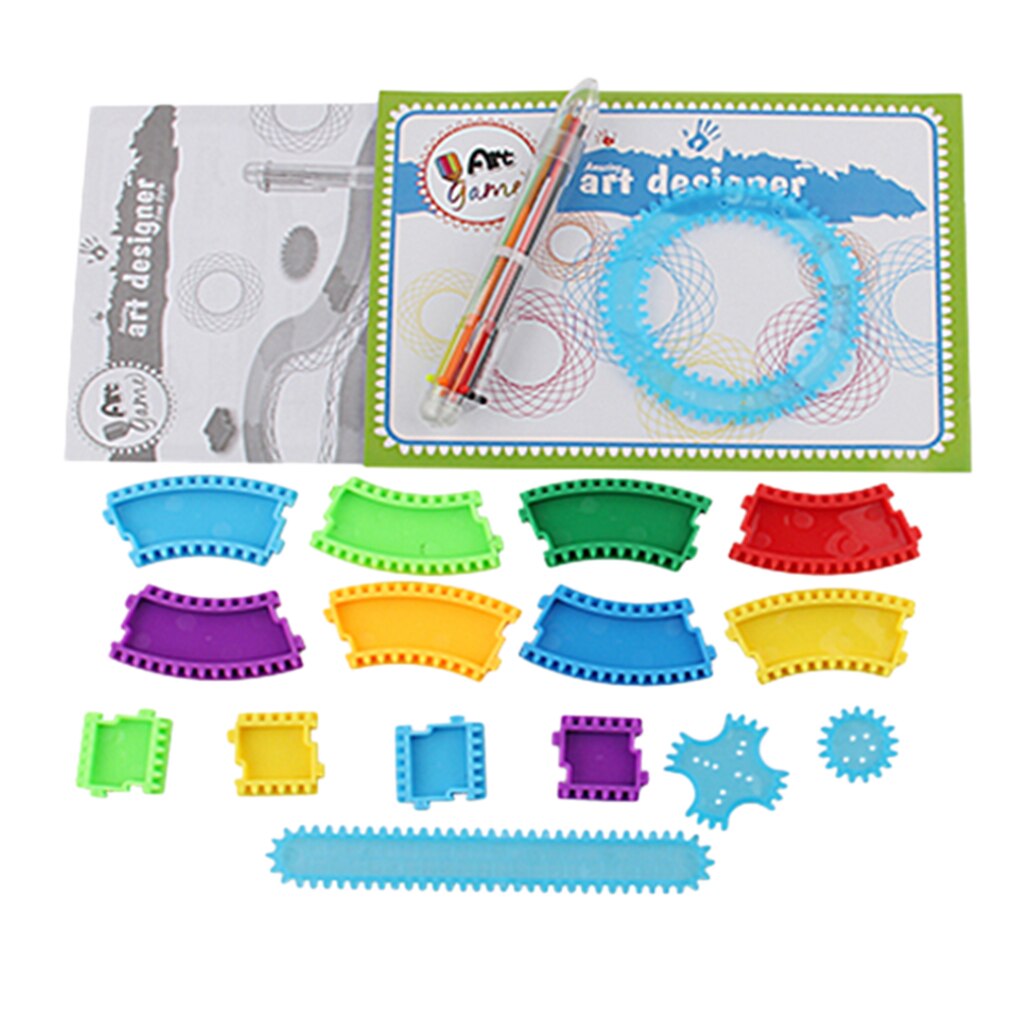 Geometric Ruler Stencil Spiral Gear Drawing Tool S... – Grandado