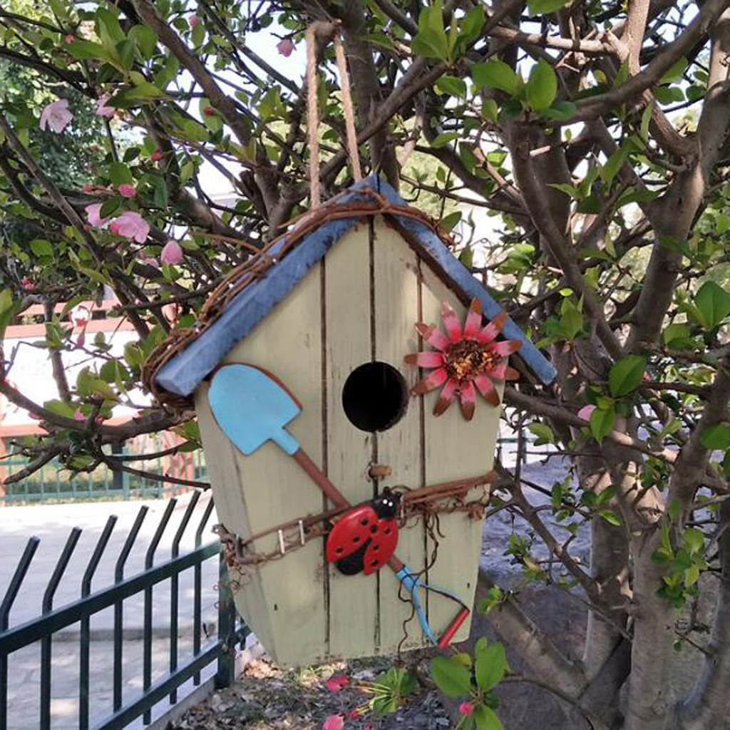 Handmade Decorative Bird House, Hanging House Bird... – Grandado