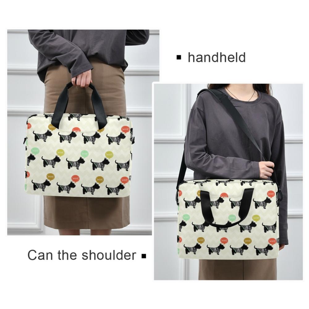 Cute Dog Print Briefcase Laptop Bag For Women Busi... – Vicedeal