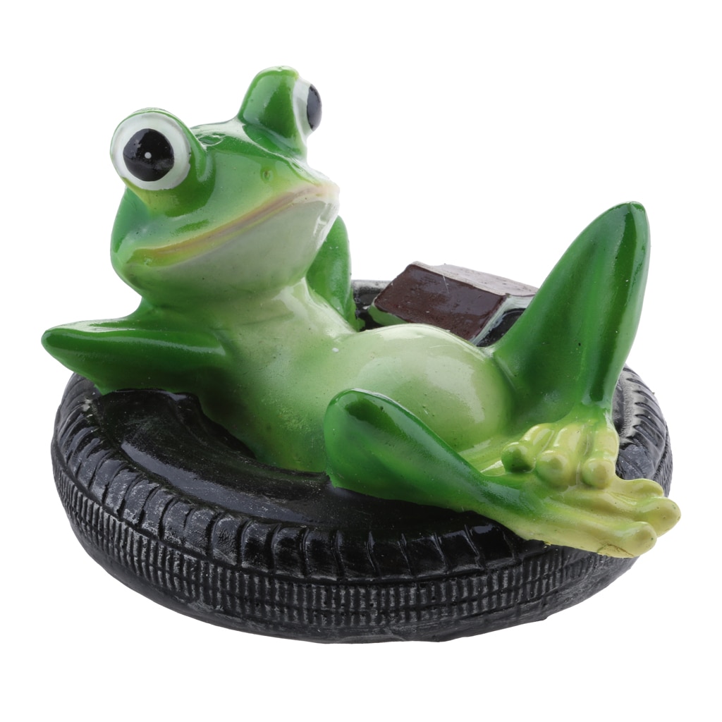 Floating Frog Garden Statue Figurines Resin Patio ... – Grandado