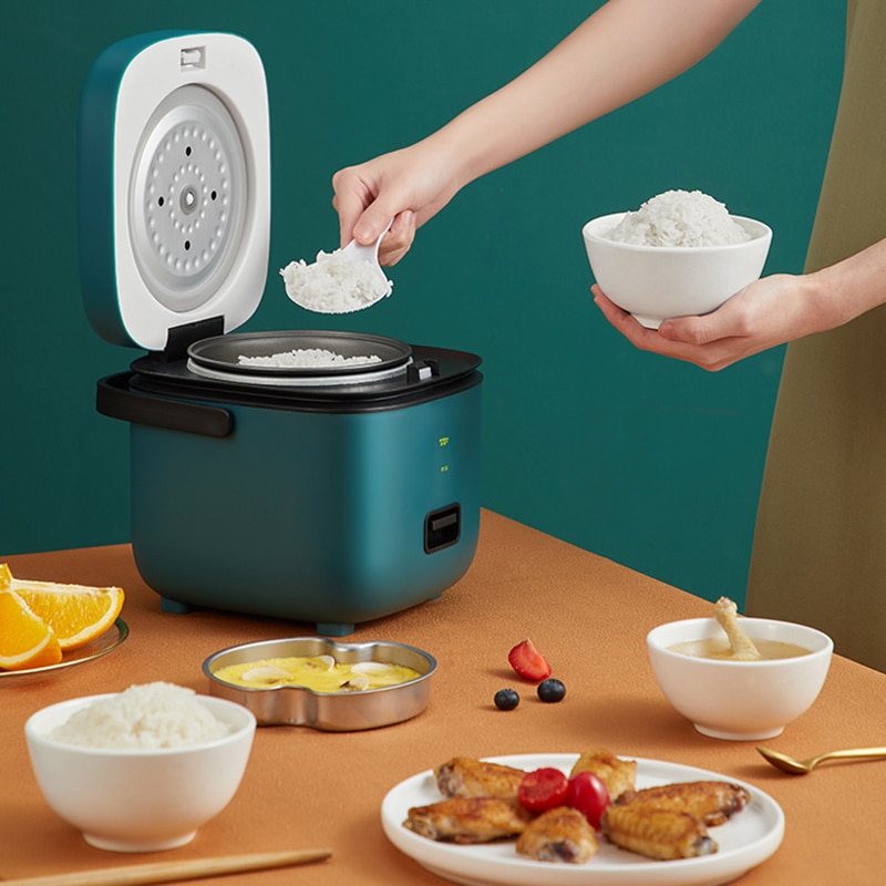 Mini olla de arroz eléctrica para 1 a 2 personas, ... – Vicedeal