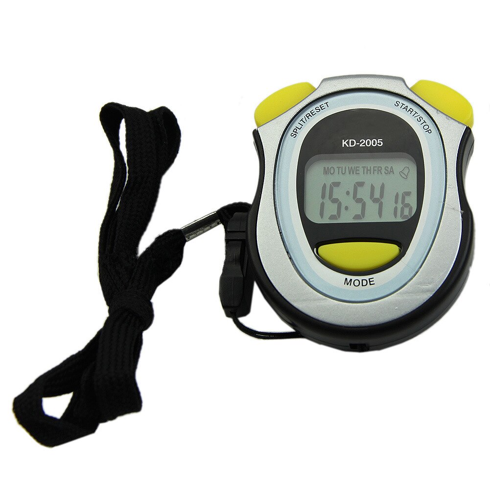 Handheld Digital Lcd Sports Stopwatch Counter Time Grandado