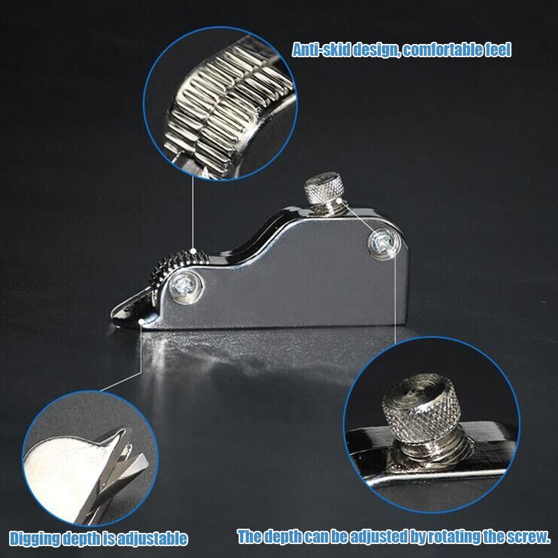 Adjustable V-Gouge Tool Cutting Portable for Leath... – Vicedeal