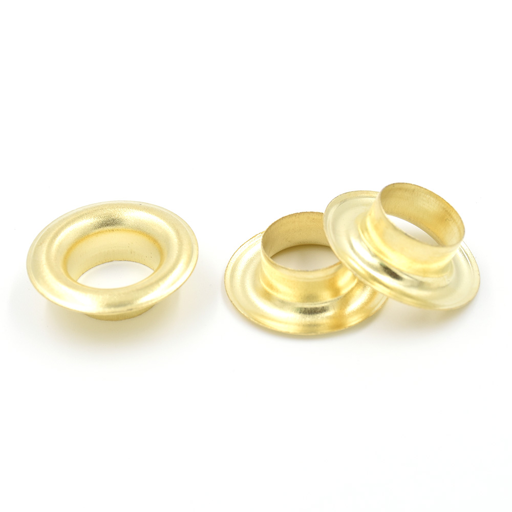 50 sets / lot Gold color Eyelets Metal Hole Buckle... – Grandado