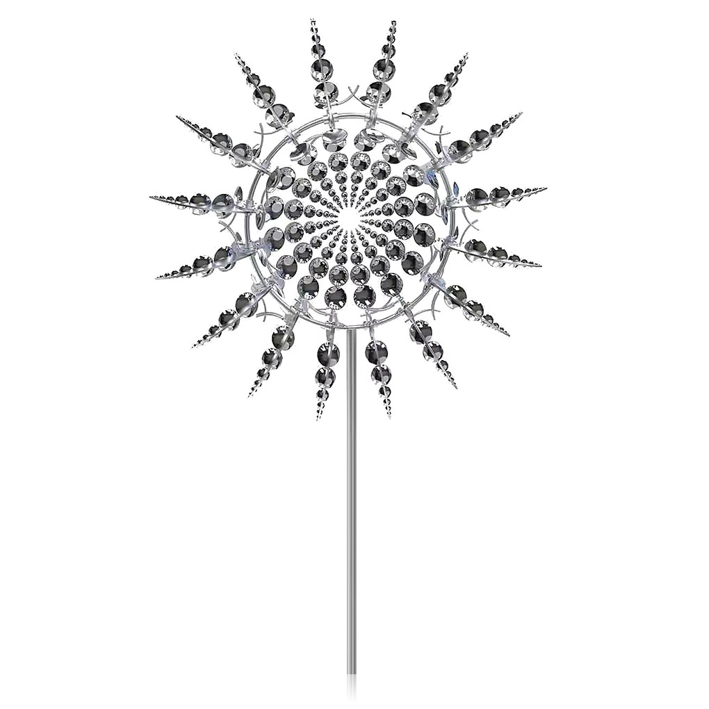 Statue de moulin à vent en acier inoxydable, décor... – Grandado