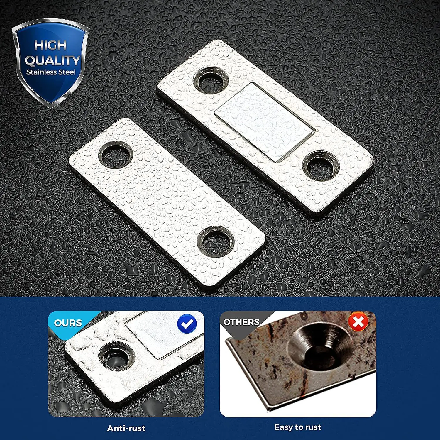 2 Pack Ultra Thin Cabinet Magnetic Catch Adhesive ... – Grandado