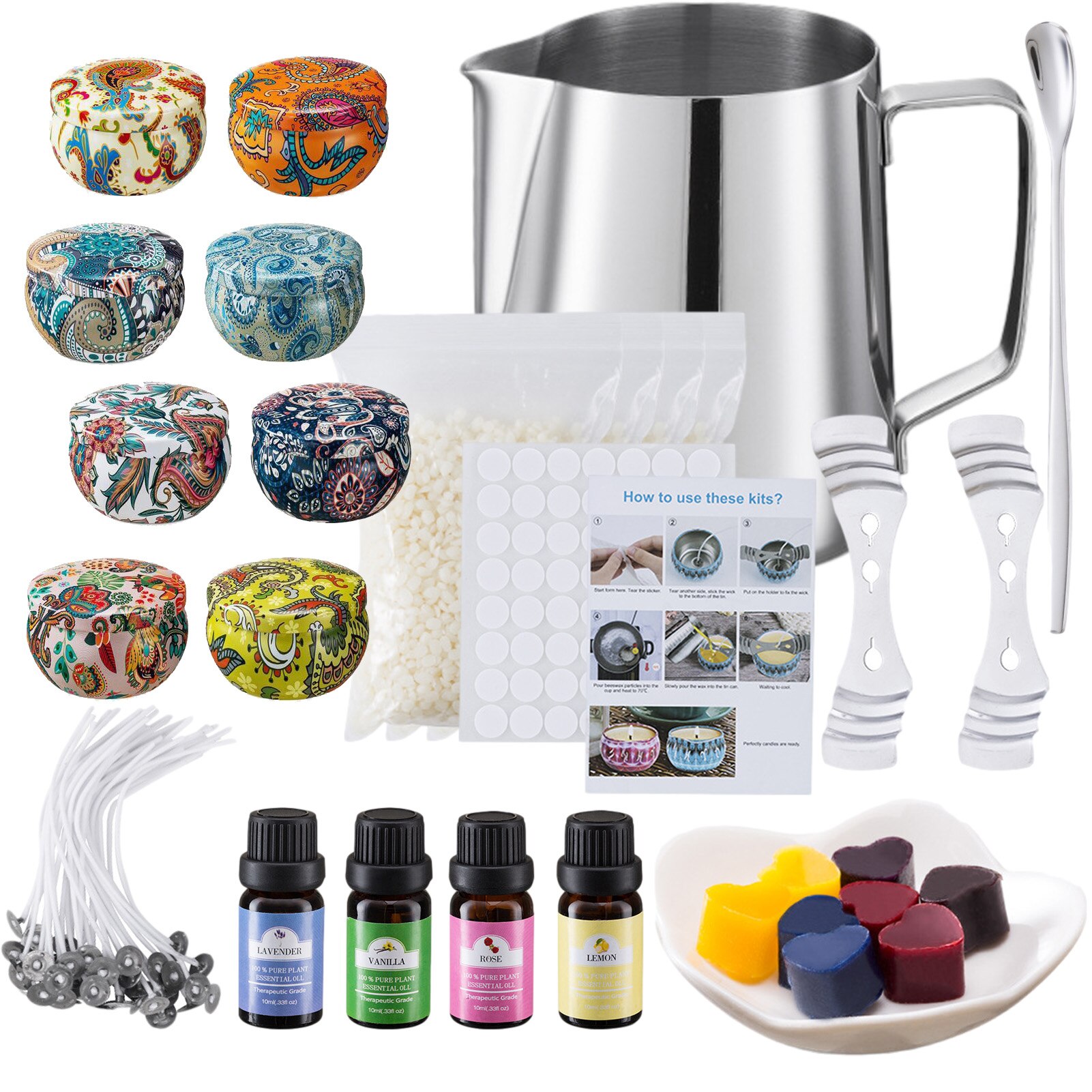 Scented Candle Making Kit Handmade Candle Making T... – Grandado