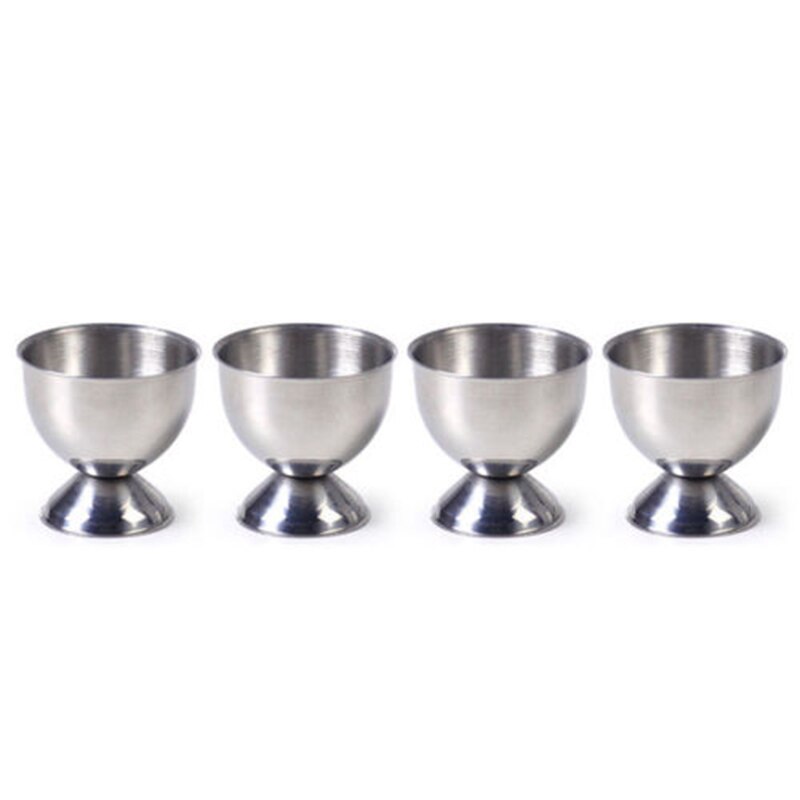 Stainless Steel Soft Boiled Eggs Cups Holder Table... – Grandado