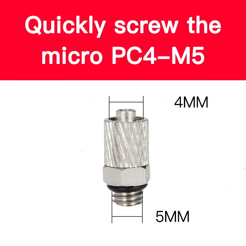 Pneumatic Fitting PC4/6-M5/M3/M6/M4 PL4/6-M3/M4/M5... – Vicedeal