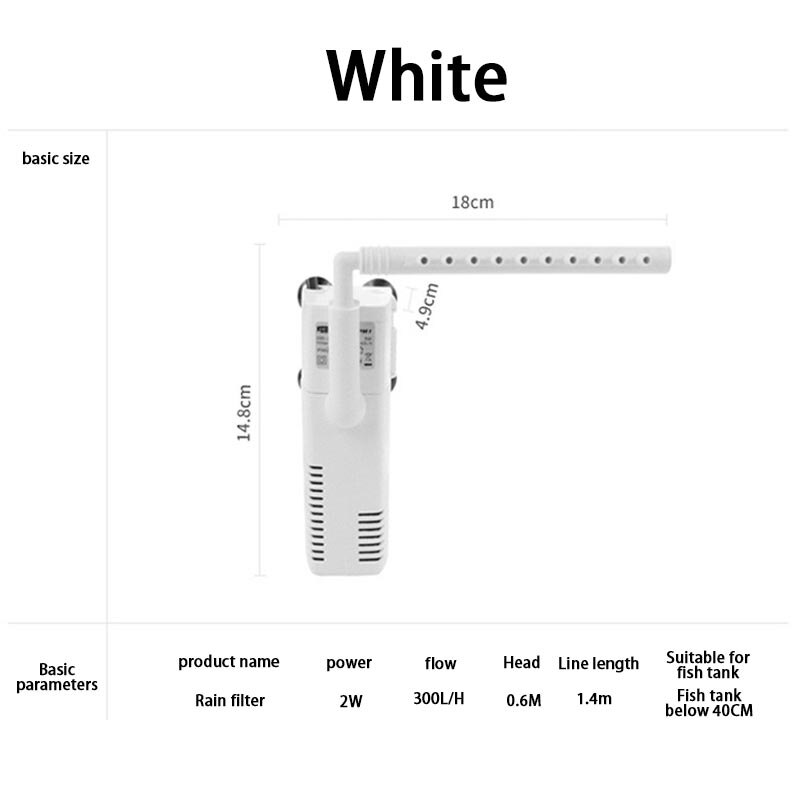 2021New Style Aquarium Filter Fish Tank Filter Aqu... – Grandado
