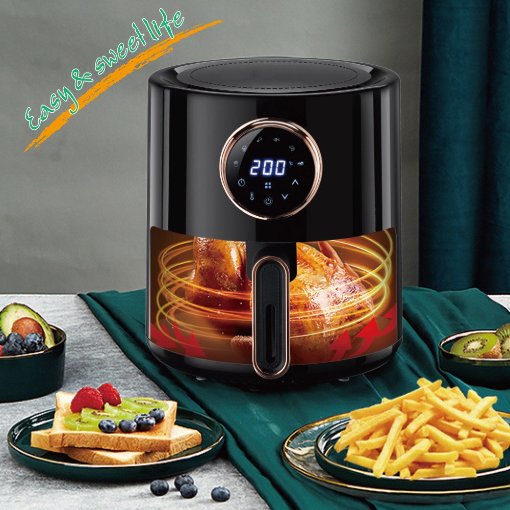 4.8L Smart Electric Air Fryer Oven Without Oil Hom... – Grandado