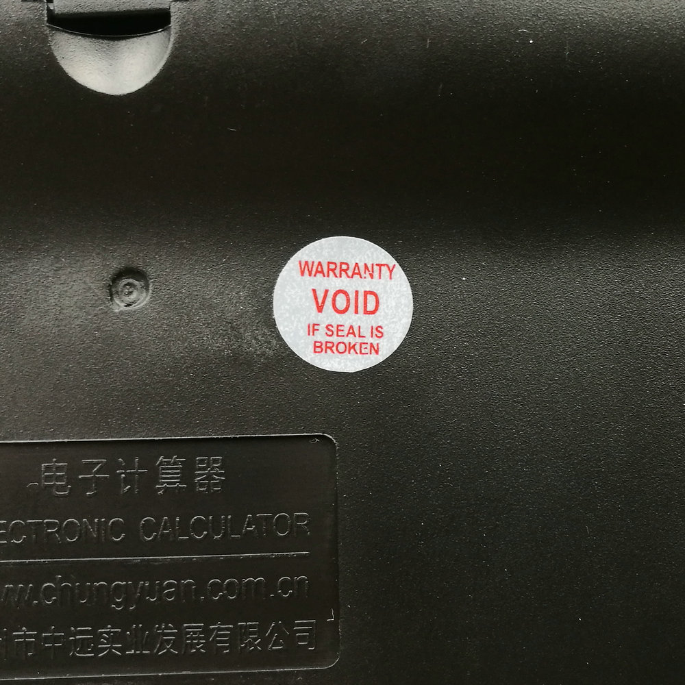 100pcs Tamper Proof Warranty VOID Label Sticker Sm... – Grandado