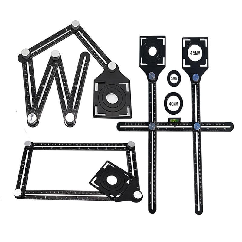 Six-Sided Ruler Measuring Instrument Universal Hol... – Grandado