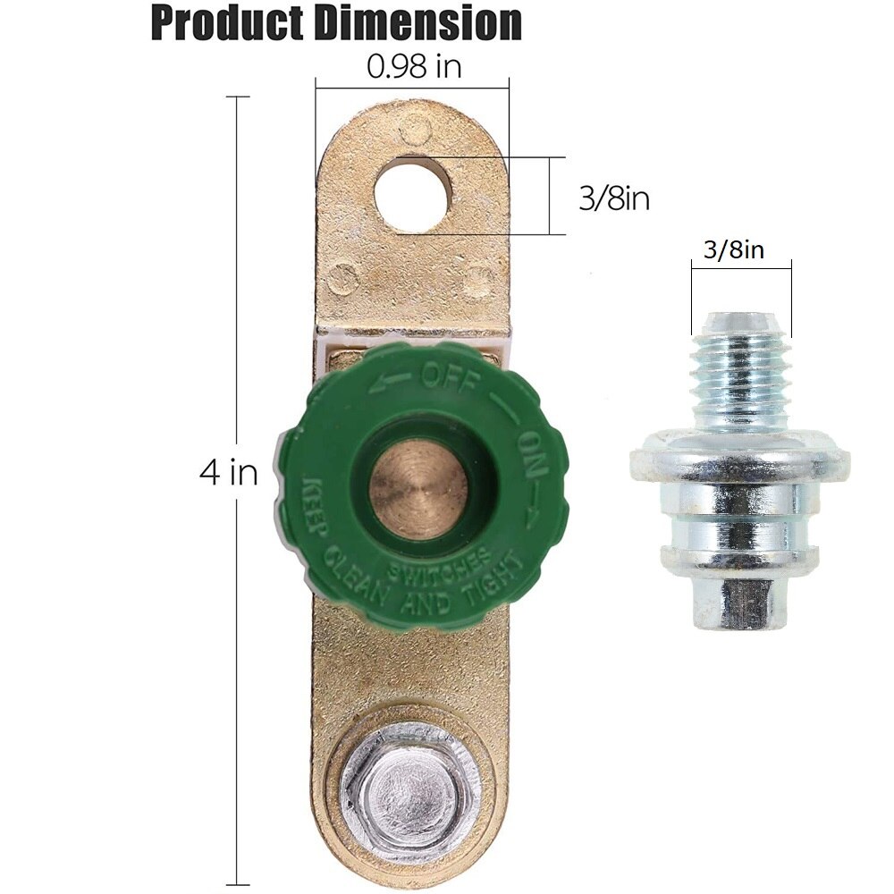 Side Post Battery Disconnect Switch for Auto Truck... – Grandado