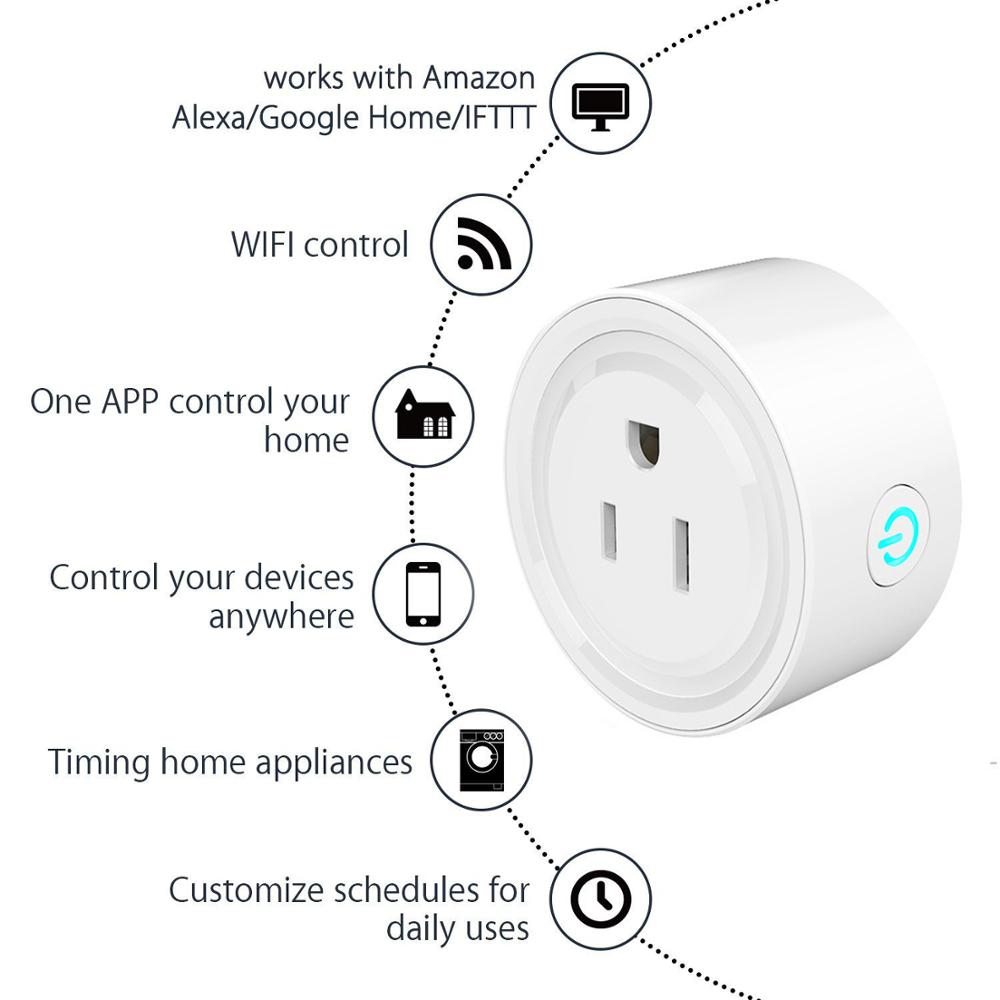 Tuya Wifi Smart Plug Remote Control Plug Smart Ele... – Vicedeal