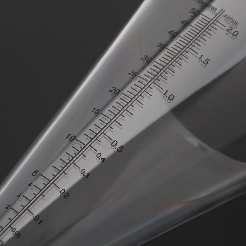 Conical Rain Gauge Plastic Clear Outdoor Home Gard... – Grandado