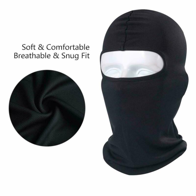 Black Multi-use Tube Scarf Bandana Head Face Neck ... – Vicedeal