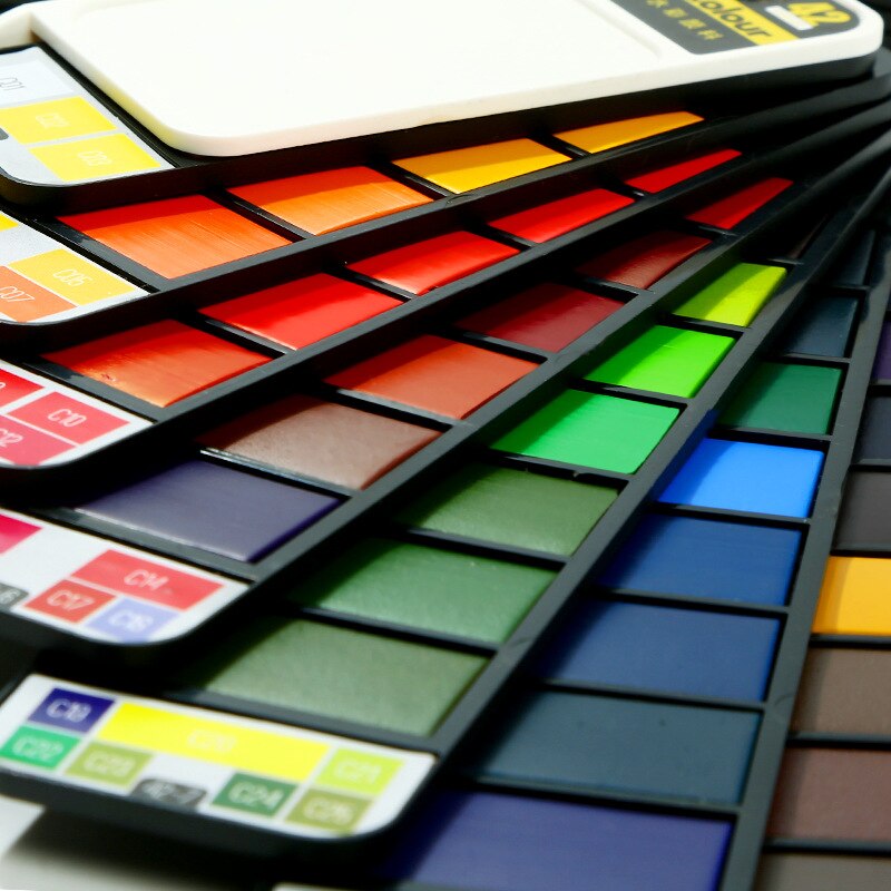 Superior Portable 18/25/33/42 Colors Solid Water P... – Grandado